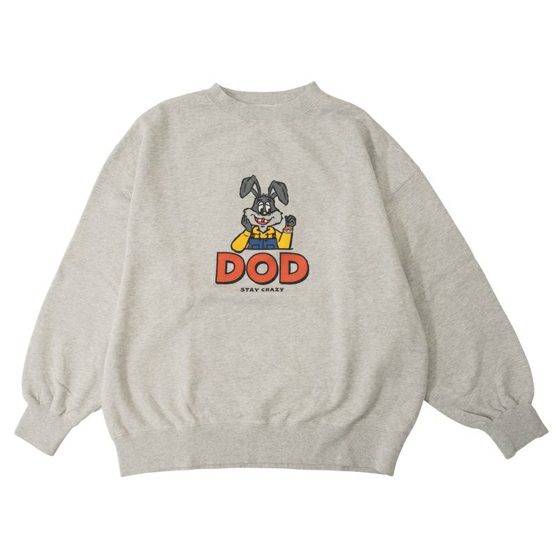シン・カレッジスウェットシャツGY | DOD STORE （ディーオーディー公式オンラインストア）